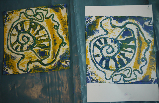 Making Collagraphs by Laura Chaplin for AccessArt