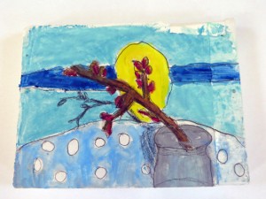 Painting on Plaster, Inspired by Vincent Van Gogh
