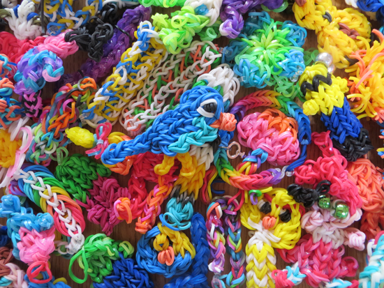 The AccessArt Loom Band Sculpture