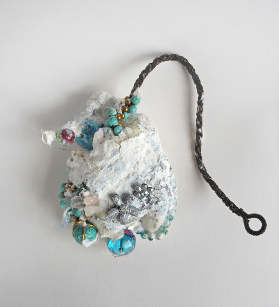 felt paper silver print