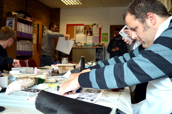 Red to Green: Block Printing
