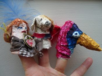 Making Finger Puppets