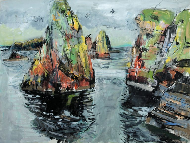 Layered Landscapes: Working in Mixed Media on Location with Kittie Jones