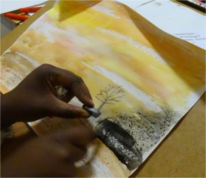 Exploration of Watercolour in the Studio
