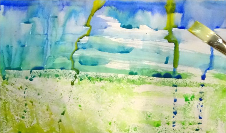 Exploration of Watercolour in the Studio