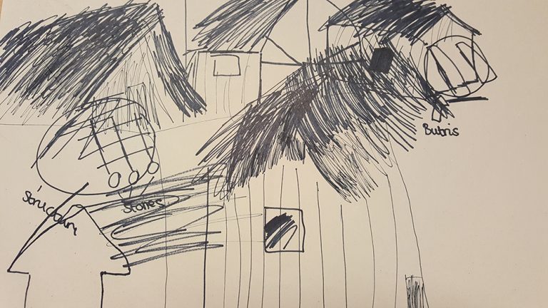 Show Me What You See: Drawing Inspired by Anglo Saxon Architecture