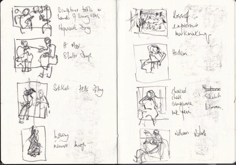 Drawing in the Dark: Developing a Visual Language