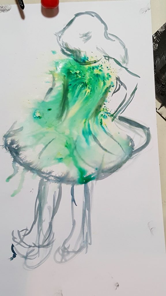 How to Make Beautiful, Liquid Drawings Inspired by Degas