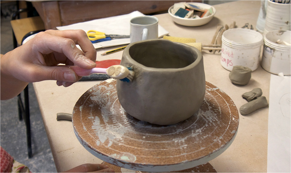 Fruit Pinch Pot Project