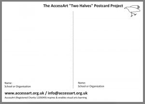 The Two Halves Drawing Project by AccessArt