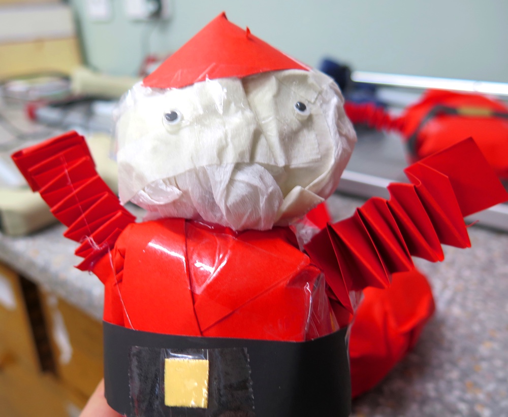 Santa comes in all Shapes and Sizes: Yr 3 Make Bouncing Santas!