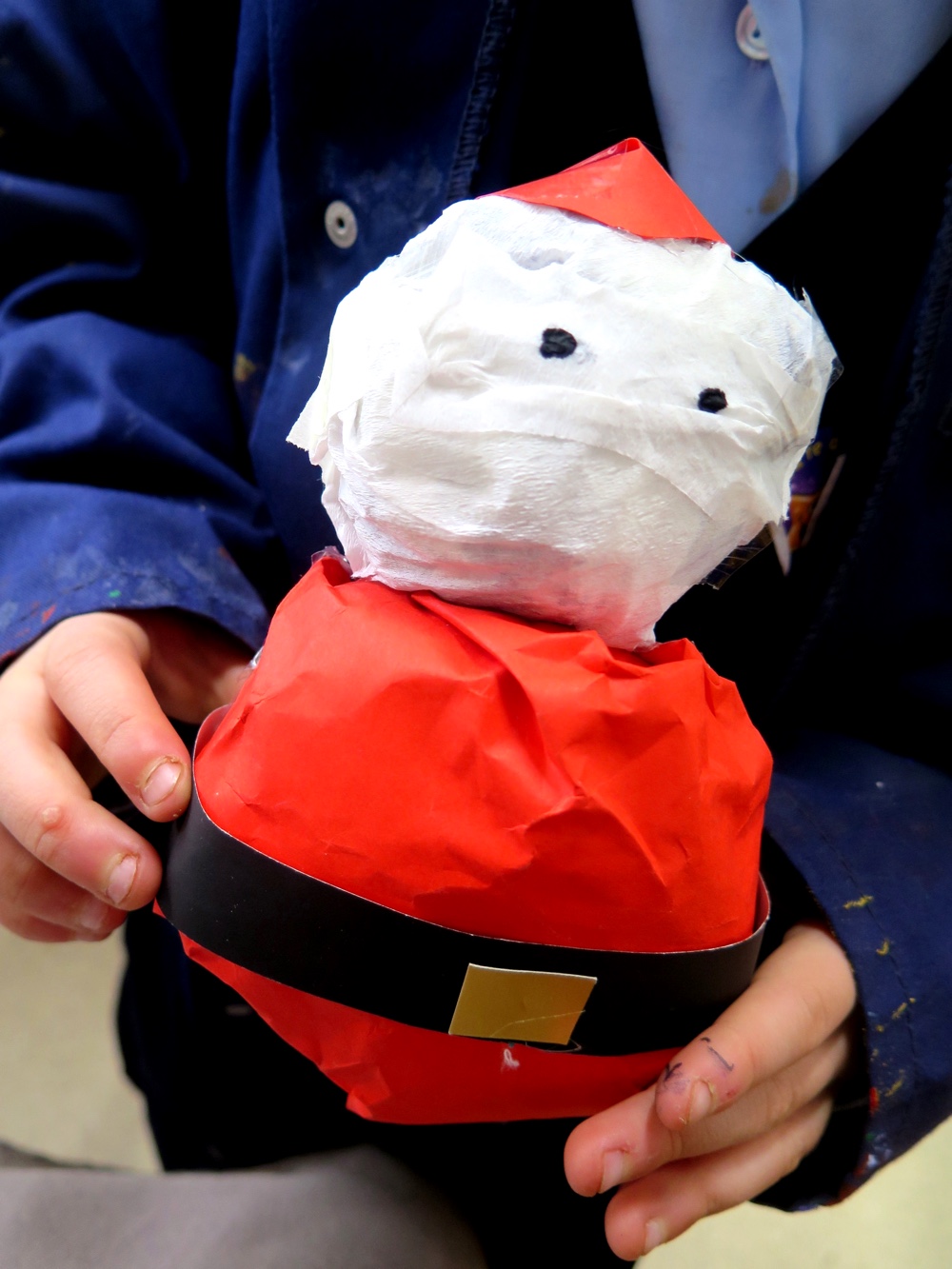 Santa comes in all Shapes and Sizes: Yr 3 Make Bouncing Santas!