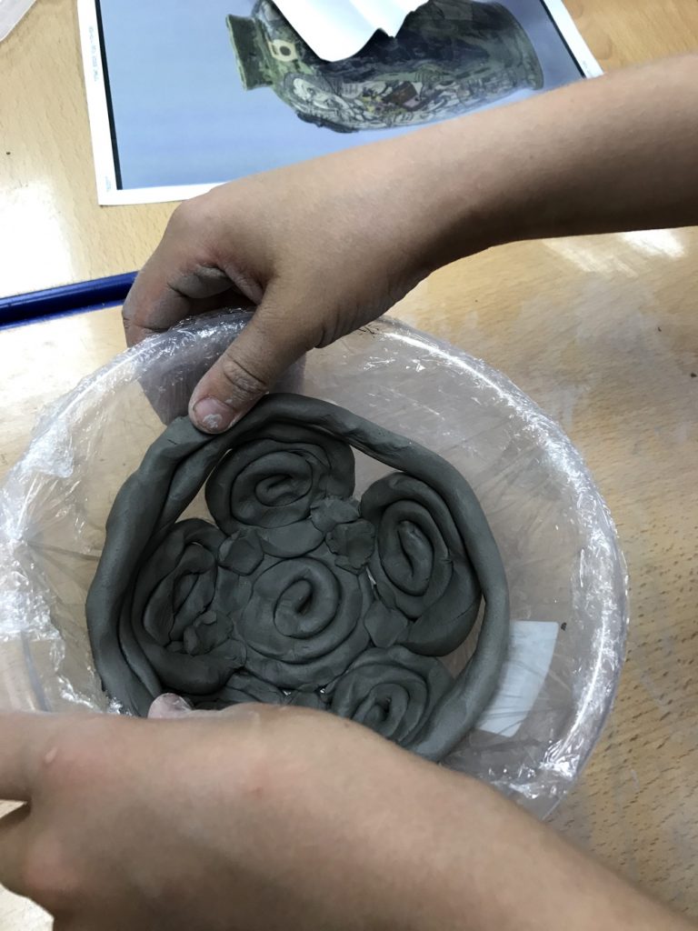 Decorative Clay Coil Pots