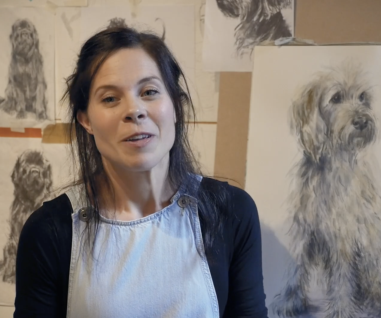 Pathway: Gestural Drawing with Charcoal