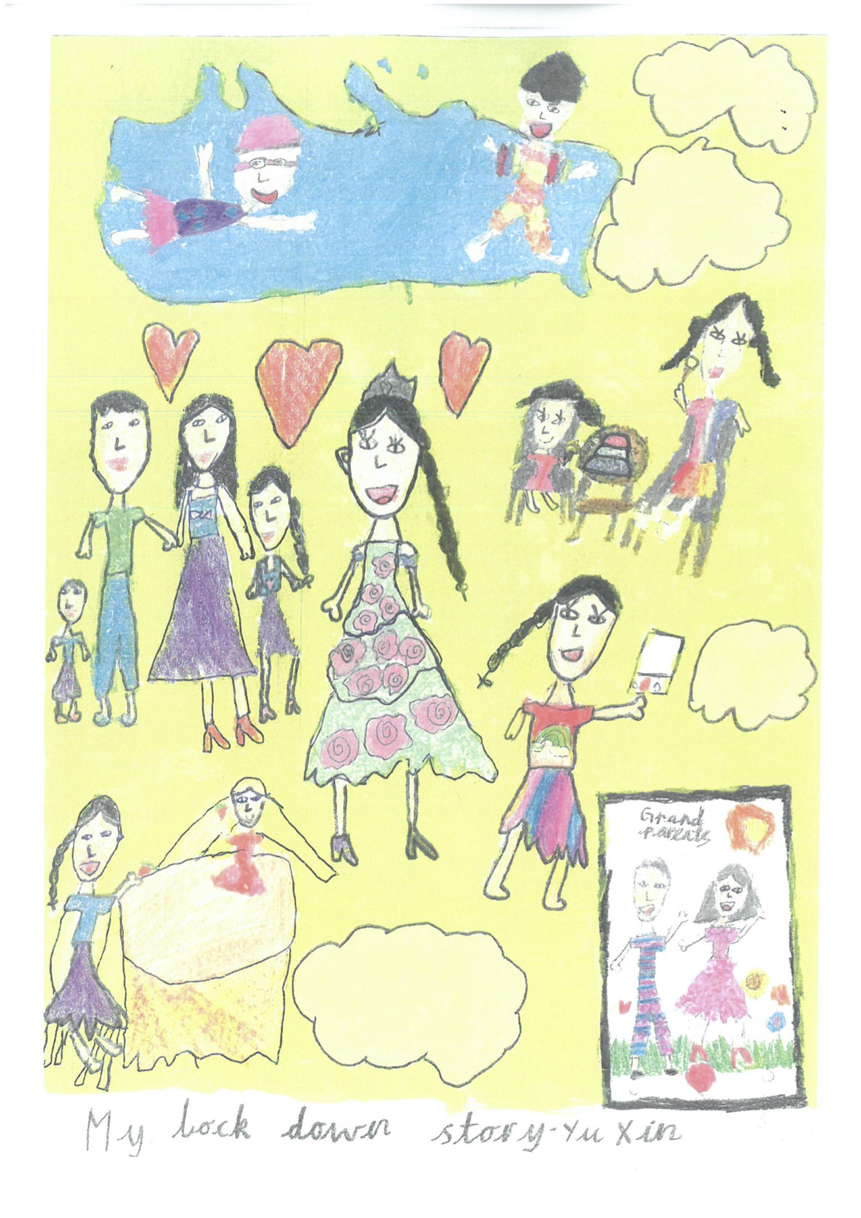 Draw your Granny and Grandpa or Any Relative You Love!