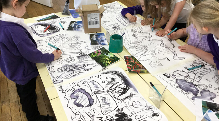 The AccessArt Drawing Journey for Ages 5 to 11