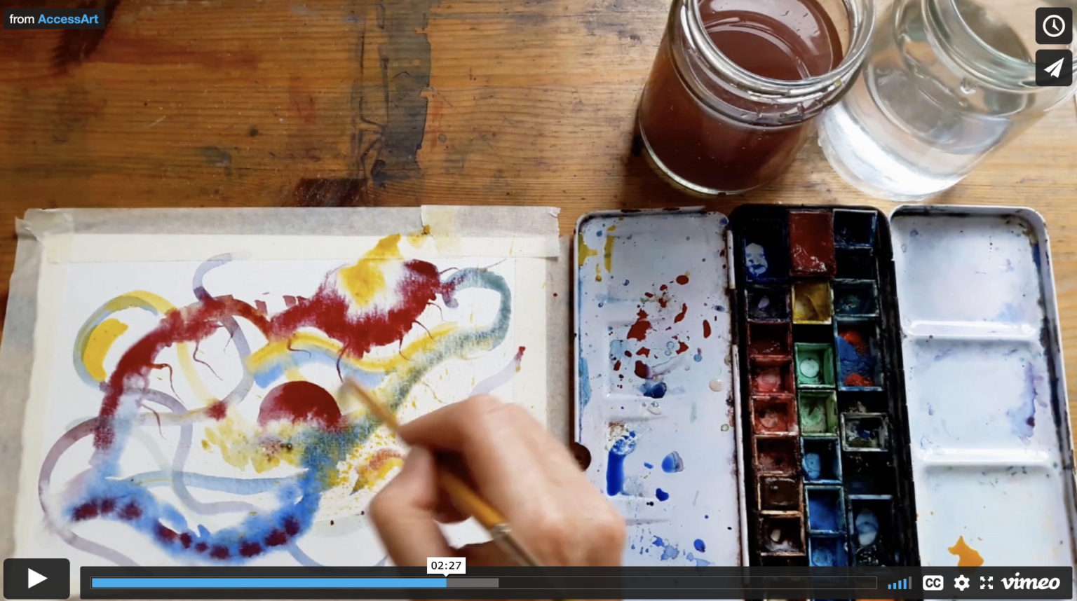 Pathway: Exploring Watercolour