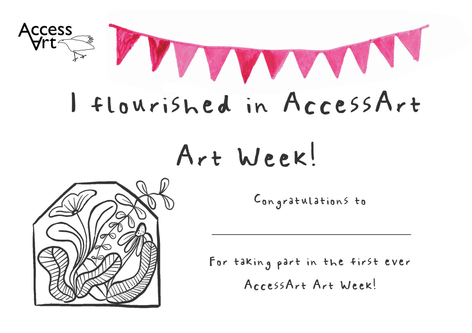AccessArt Art Week 2025: Flourish!