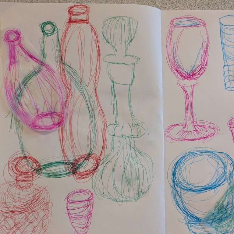 The Electric Shades of Coloured Biros